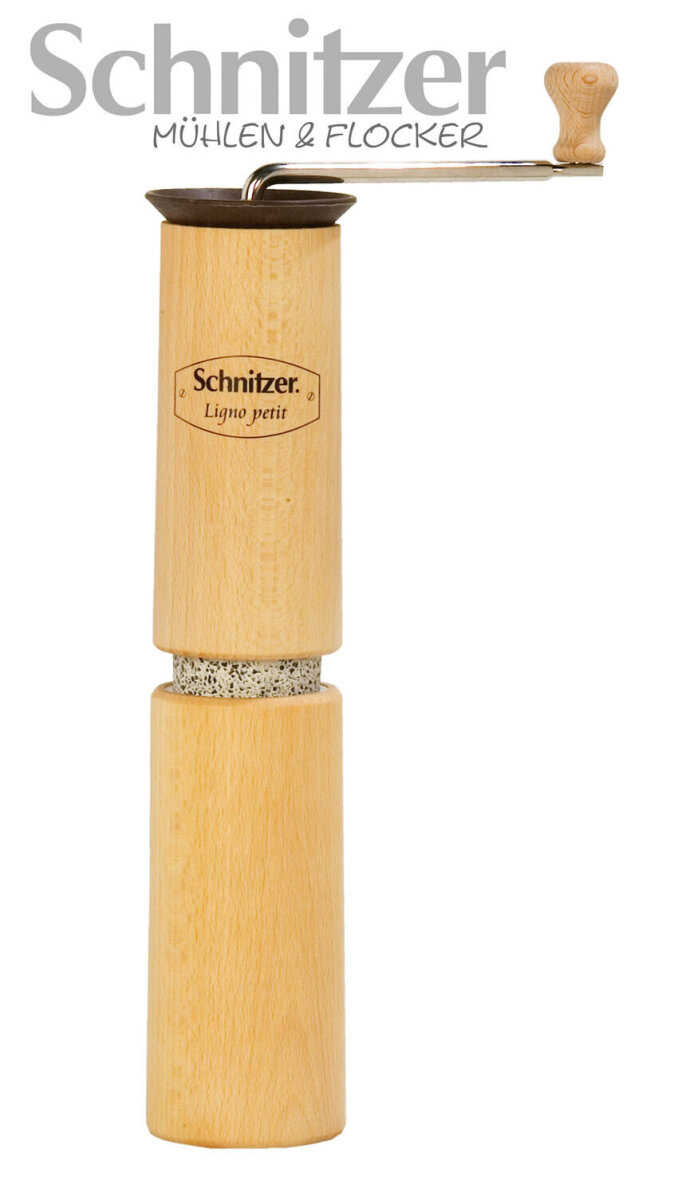 Schnitzer Handgetreidemühle Ligno Petit - W. Wiemer GmbH Onlineshop, 76 ...